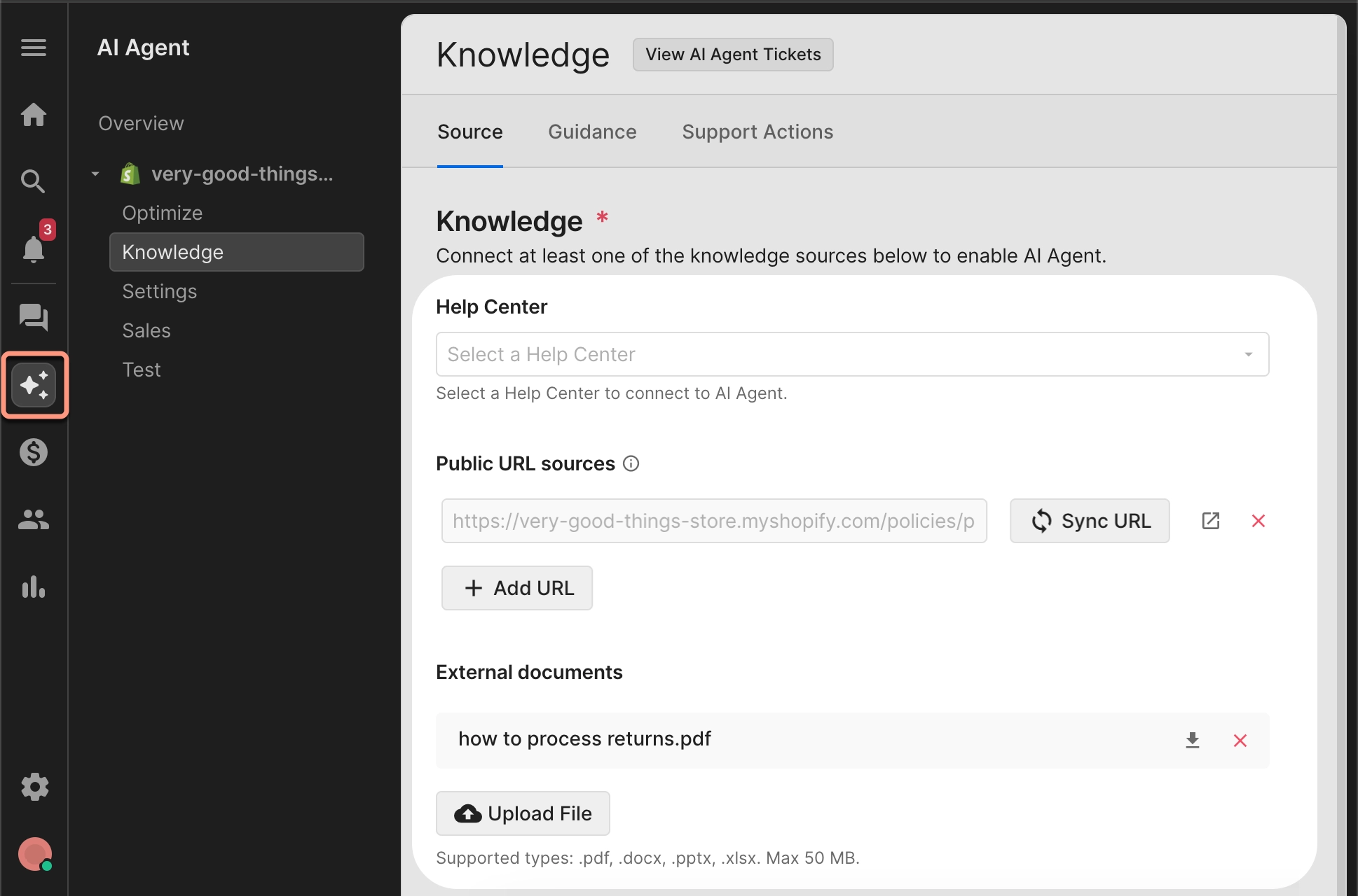 Set up and go live with AI Agent